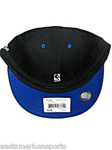 New York Knicks NBA Adidas Black Blue Fashion Flat Visor Hat Cap Flex ...